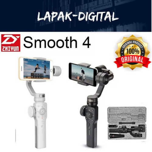 Jual ZHIYUN SMOOTH 4 - 3 AXIS GIMBAL STABILIZER FOR SMARTPHONE | Shopee Indonesia