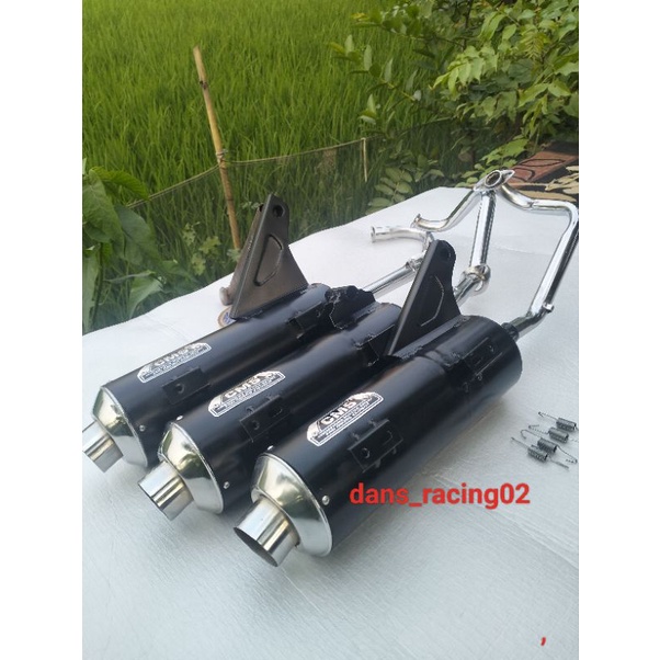 Jual Knalpot matic standar racing Ujung croom bas adem Beat/beat karbu ...