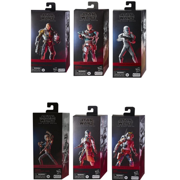 Jual DP Star Wars The Black Series Echo Tech Wrecker Hunter Omega Clone ...