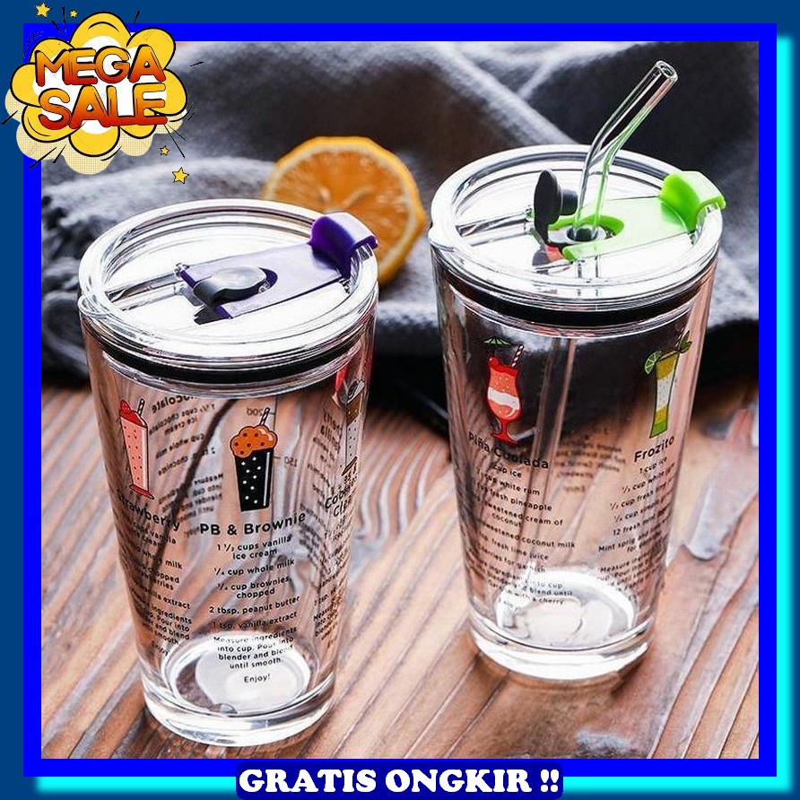 Jual Tumbler Minum Tumbl Kopi Lucu Sedotan Animal Tambler Murah Anti Tumpah Bottle Korea Plastik ...