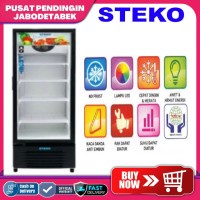Jual SHOWCASE STEKO MG 220 LEMARI PENDINGIN 4 RAK DISPLAY LOW WATT NO ...