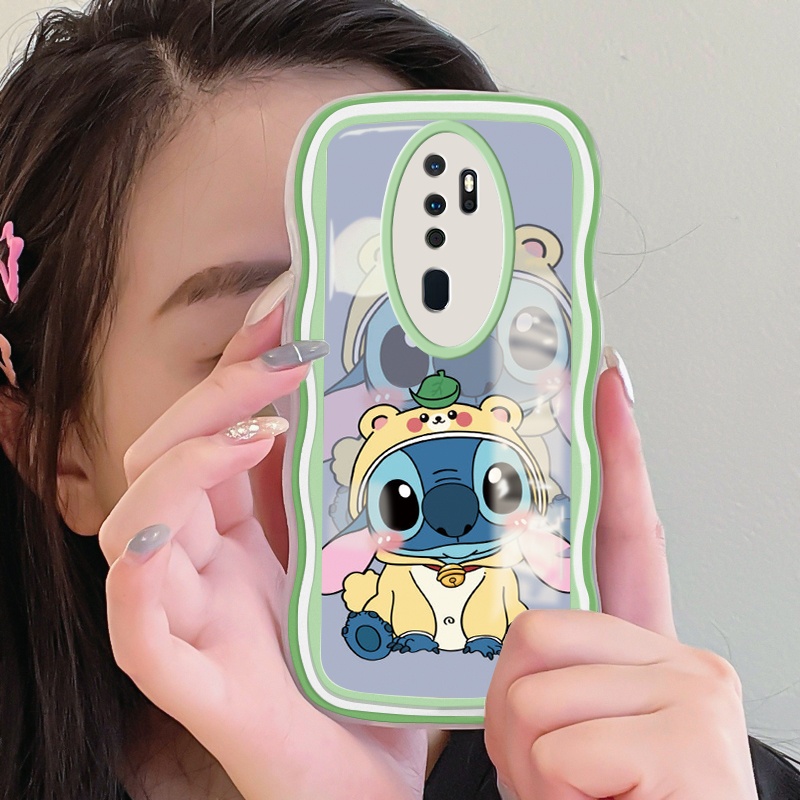 Jual Casing Ponsel untuk OPPO A5 2020 A9 2020 Case indah Stitch modis desain batas HP gelombang ...