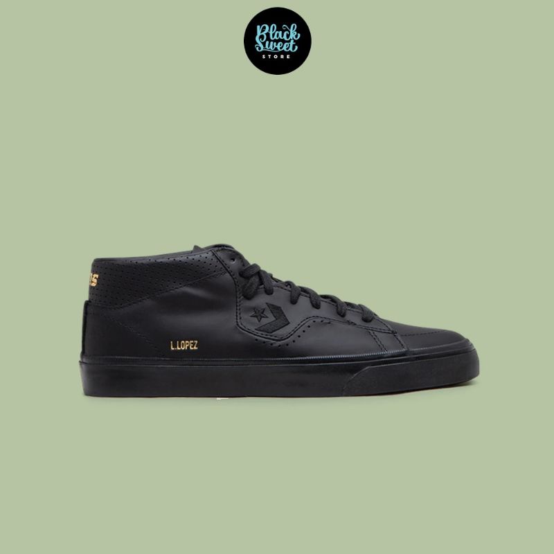Jual SEPATU SNEAKERS CONVERSE LOUIE LOPEZ PRO MID MONO LEATHER TRIPLE ...