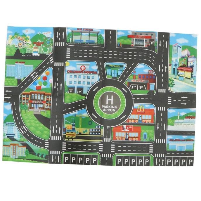 Jual Alas Main Mobil-Mobilan Play Mat Road Map | Shopee Indonesia