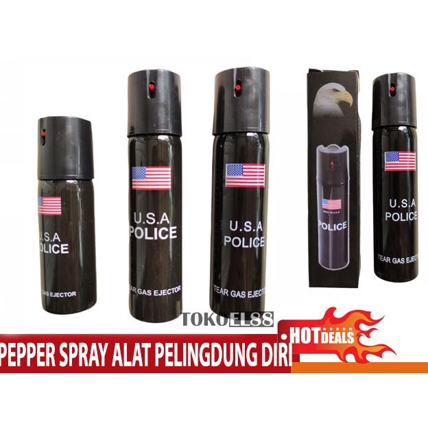 Jual Pepper Spray Semprotan Merica Gas Air Mata Self Defence | Shopee ...