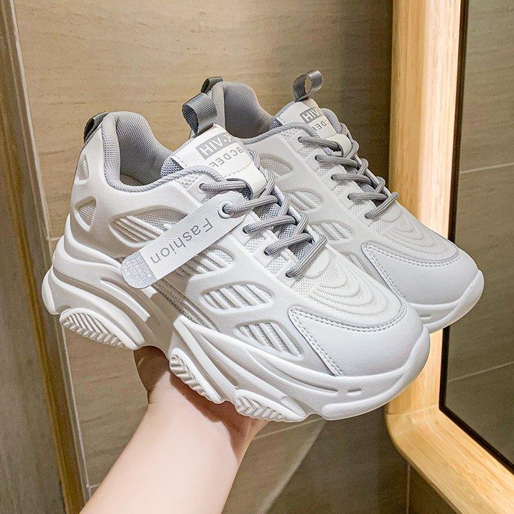 Jual QNS Sepatu Sneakers Wanita Putih Sepatu Olahraga Sepatu Sport ...