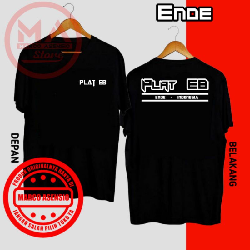 Jual KAOS FASHION PRIA MAUPUN WANITA DESAIN TULISAN PLAT EB ENDE ...