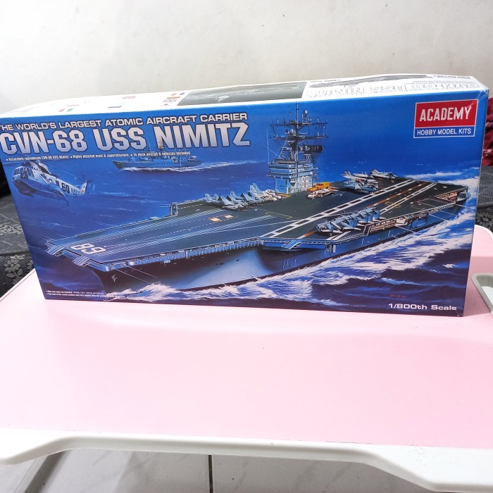 Jual Best Seller Model Kit Uss Nimitz Cvn-68 Aircraft Carrier Model Rakitan Academy | Shopee ...