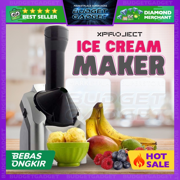 Jual XProject Mesin Pembuat Es Krim Ice Cream Maker Machine - IC-01 | Shopee Indonesia