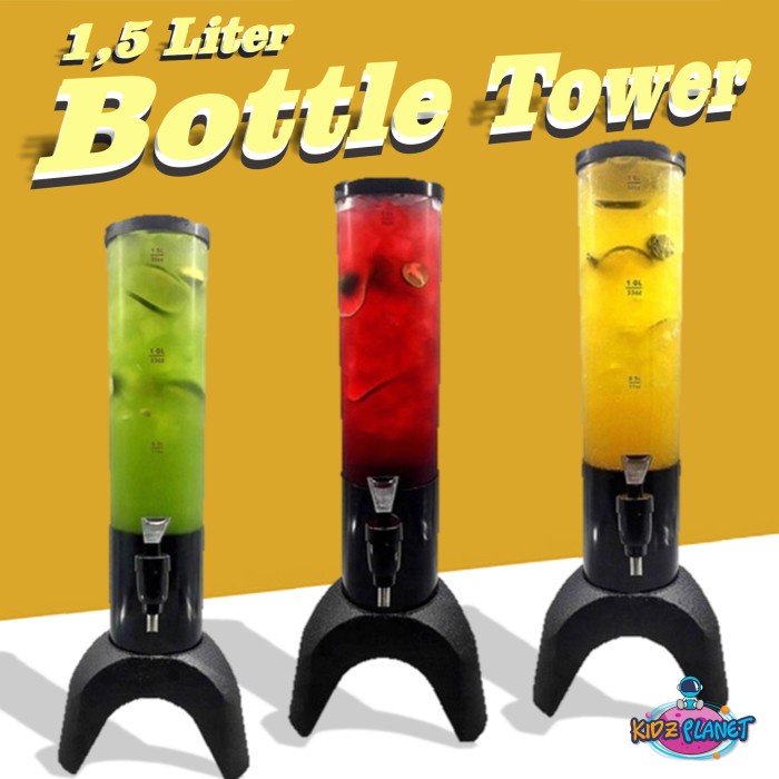 Jual 1,5 Liter Beer Tower / Tower Drink / Minuman Tower / Minuman Kafe ...