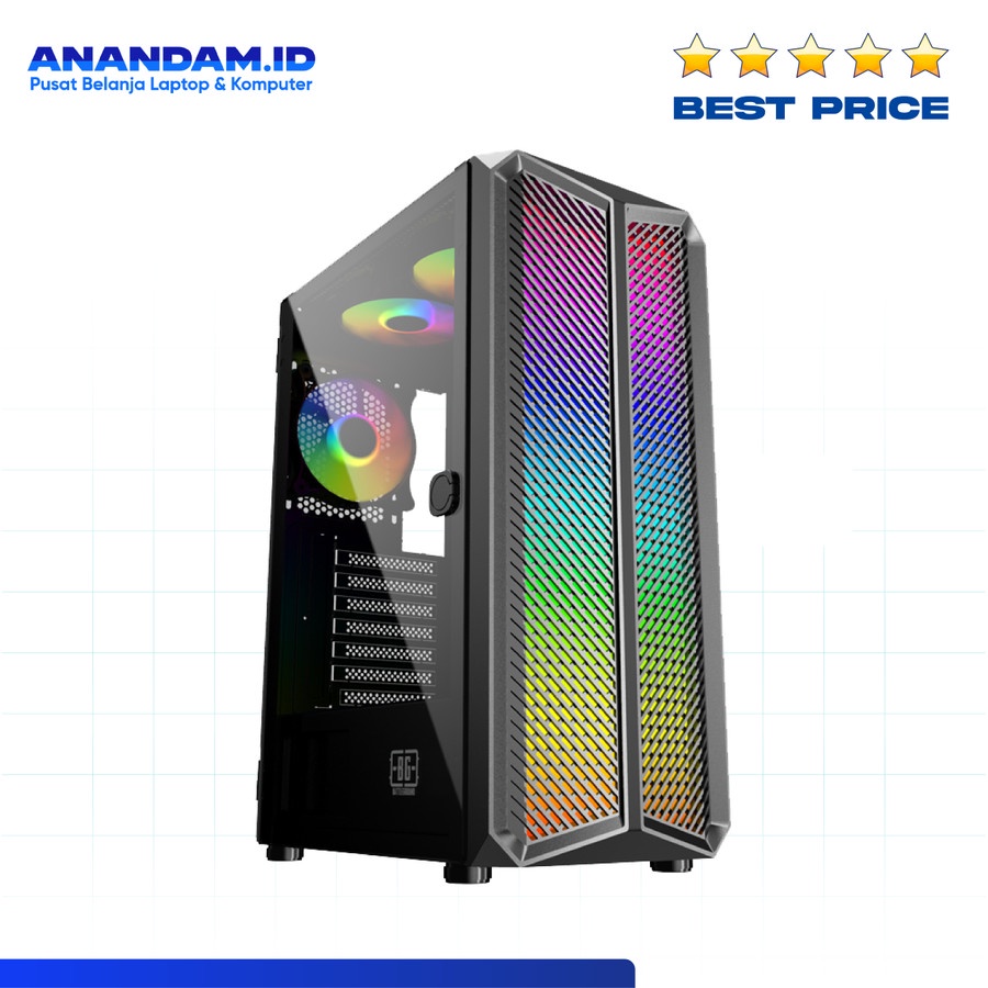 Jual Casing Simbadda Battleground BG 202 RGB Front Panel 2 FAN | Shopee ...