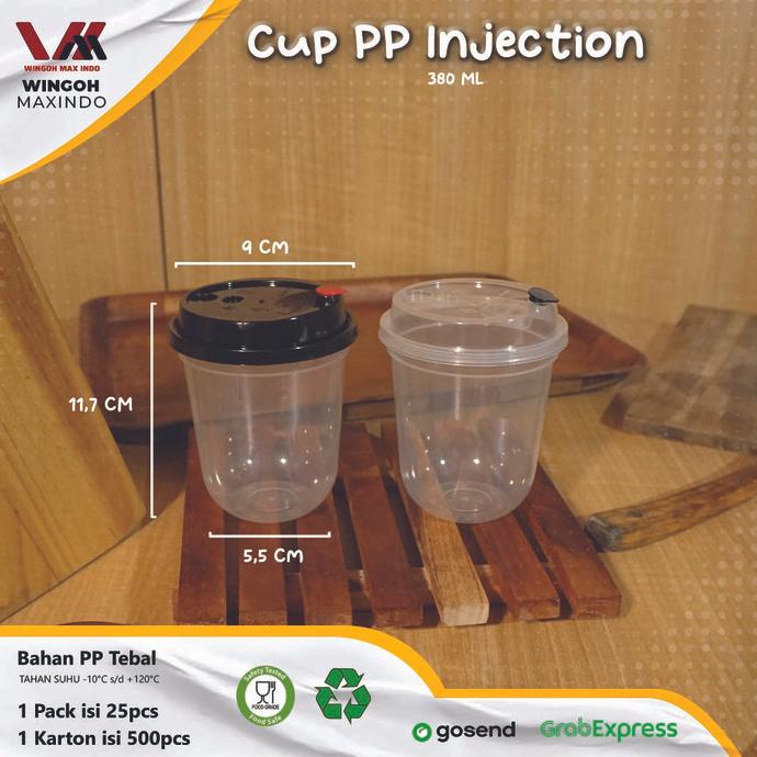 Jual Cup Injection 380Ml - 12Oz / Wingoh Isi 500Pcs | Shopee Indonesia