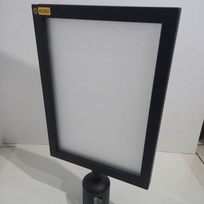 Jual Bestseller Sign Board Frame Display A4 Potrait Signage Hitam Papan ...
