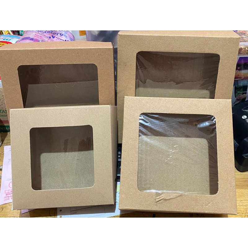 Jual Kotak laminasi/kotak cake 22x22kaca | Shopee Indonesia