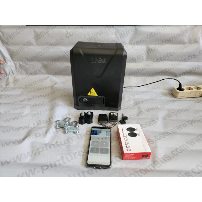 Jual NEW SERIES AUTOMATIC SLIDING GATE PRO TECH 600 MESIN PAGAR/KANOPI ...