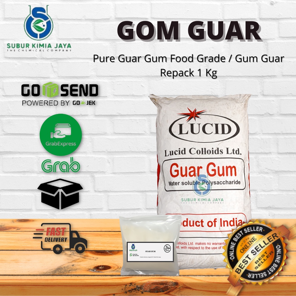Jual Guar Gum Pure Food Grade Ex India 1KG | Shopee Indonesia