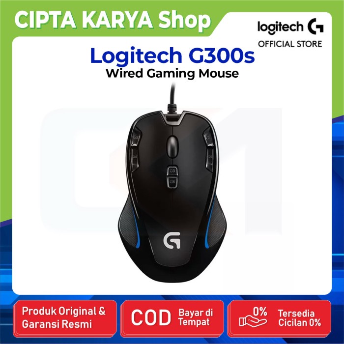 Jual Logitech G300s Wired Gaming Mouse | Shopee Indonesia