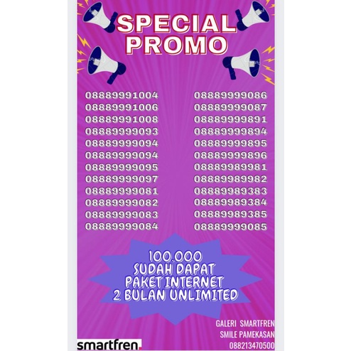 Jual nomor hp cantik smartfren ( bisa custom) | Shopee Indonesia