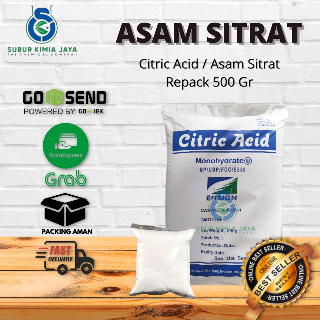 Jual Citric Acid / Citrun acid / Asam Sitrun / Asam sitrat 500 gr ...