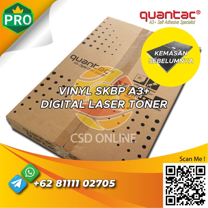 Jual QUANTAC Stiker Vinyl Digital - Stiker Putih Doff Matte - Pack ...