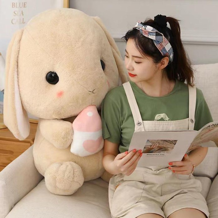 Jual Kelinci Lucu Boneka Mewah Besar Boneka Mainan Bantal Gadis Tidur ...