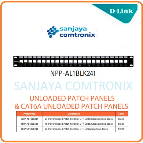 Jual DLink NPP-AL1BLK241 Unloaded Blank Patch Panel 24-Port D-Link | Shopee Indonesia