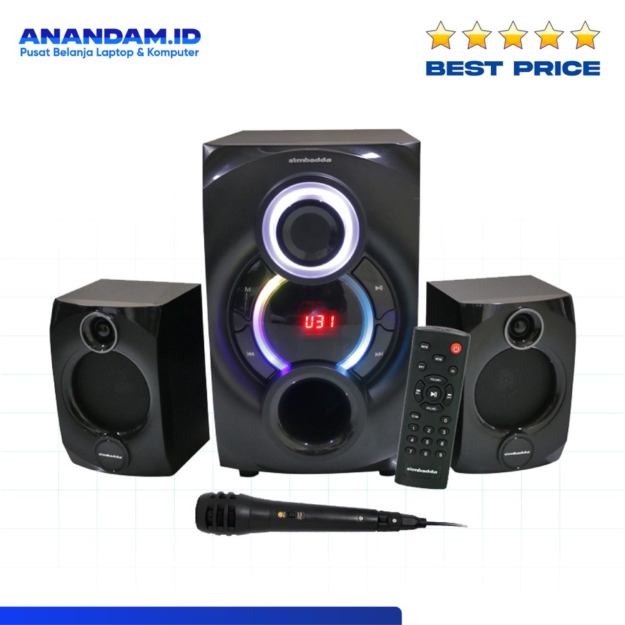 Jual Speaker Simbadda CST 7000N+ Bluetooth USB SD Card AUX with ...