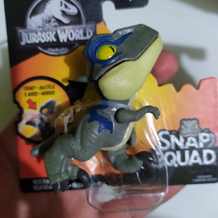 Jual Jurassic World Dino Snap Squad Velociraptor Blue Raptor Snap Squad ...