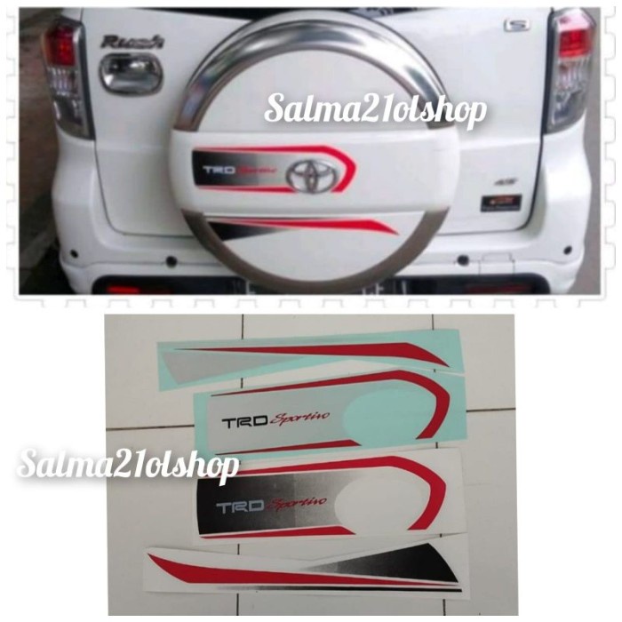 Jual stiker cover ban serep Rush Terios TRD SPORTIVO Ultimo | Shopee ...