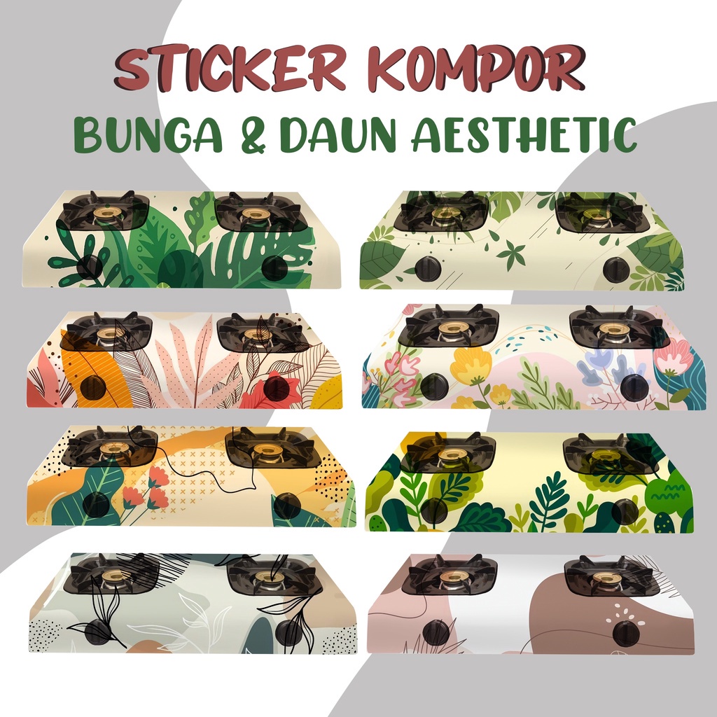 Jual Wallpaper Kompor / Stiker Kompor / Sticker Kompor 2 Tungku Motif ...