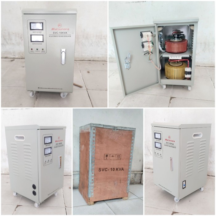 Jual STAVOLT SVC 10 KVA MATSUNAGA / STABILIZER 10KVA / STAVOL 10000 ...