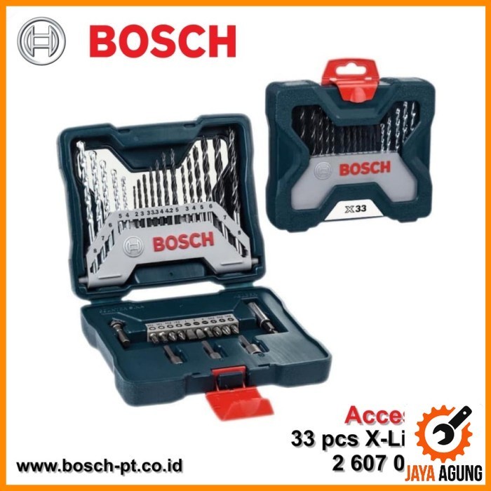Jual Bosch Mata Bor Obeng Set 33 Pcs X-Line | Shopee Indonesia