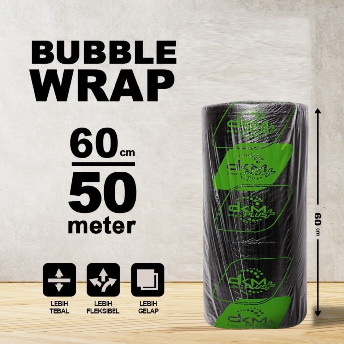 Jual Bestseller Bubble Wrap Roll 60Cm X 50M Bening Buble Warp Putih ...
