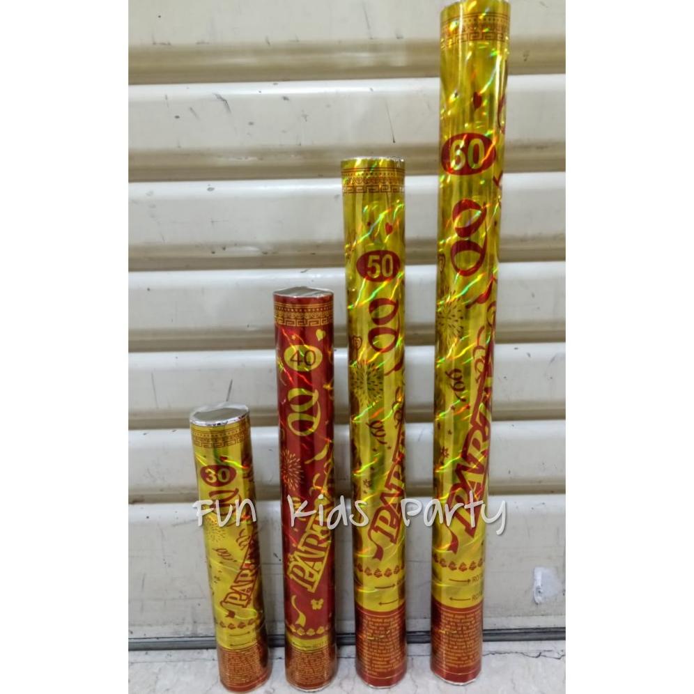 Jual Viral Party Popper 30Cm 40Cm 50Cm 60Cm / Converty / Semburan ...