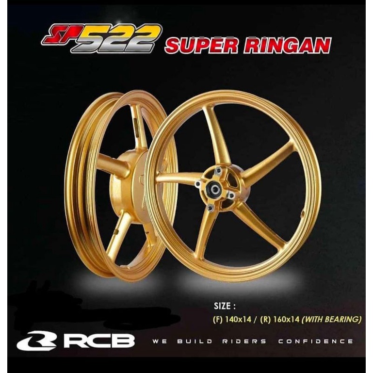 Jual Velg RCB SP522 Beat Scoopy vario 110 Palang 5 lebar 160/185(TIDAK ...