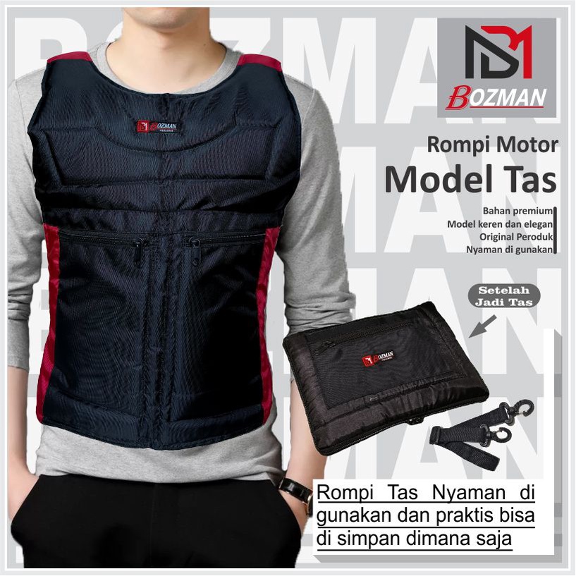 Jual Rompi Motor Tas Pelindung Dada Cordura Premium | Shopee Indonesia