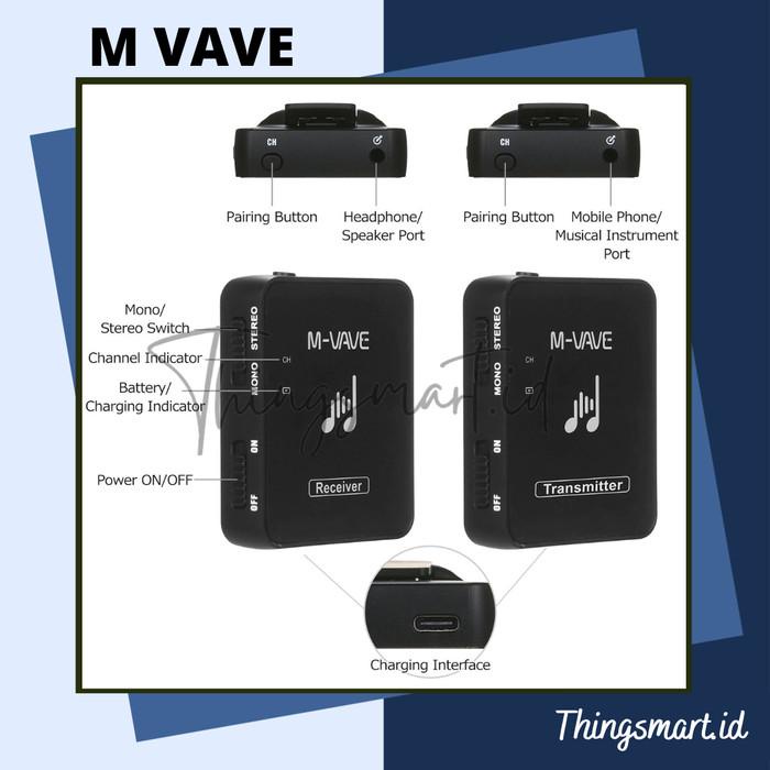 Jual M-Vave M Vave Iem Wireless Ear Monitor Personal Earphone Wave ...