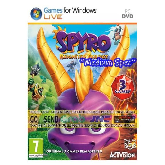 Jual Spyro Reignited Trilogy | Cd Dvd Game | Pc Game | Gaming | Kaset ...