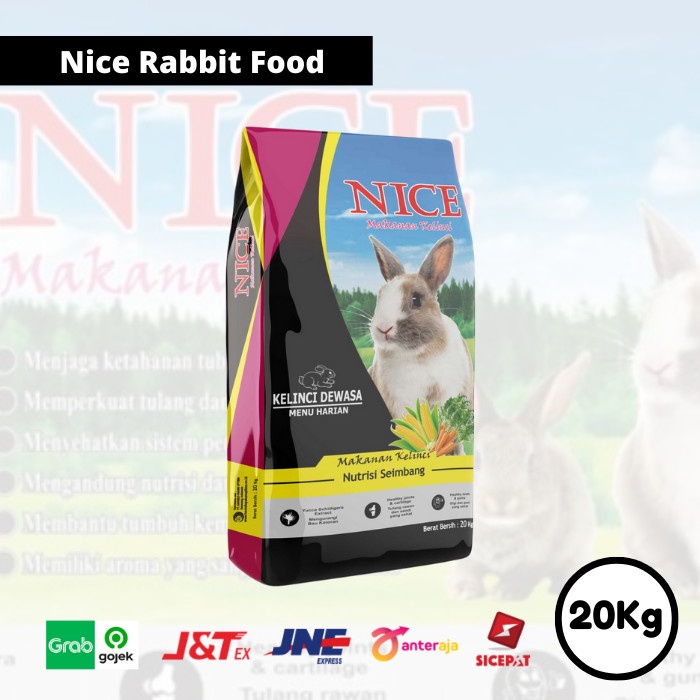 Jual Makanan Kelinci Nice Rabbit 20Kg | Shopee Indonesia