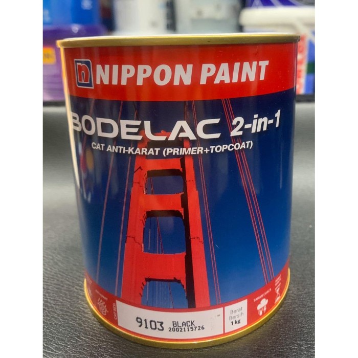 Jual Cat Minyak Bodelac 2-in-1 Anti Karat 1Ltr | Shopee Indonesia