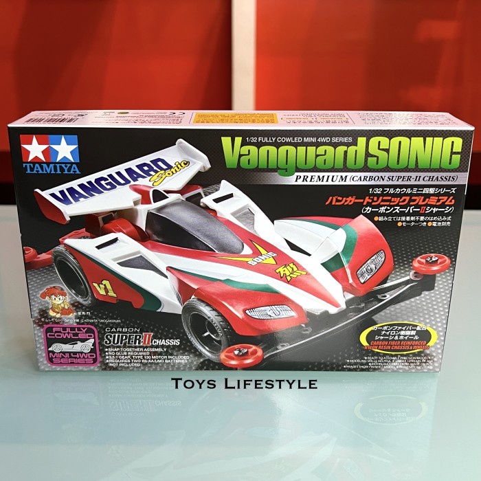 Jual Mainan Rakit Mobil Tamiya Mini 4WD - Vanguard Sonic (ORIGINAL ...