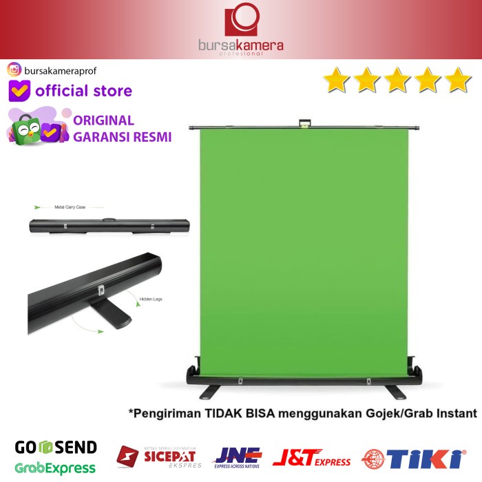 Jual Green Screen / Greenscreen Collapsible and Retractable | Shopee ...
