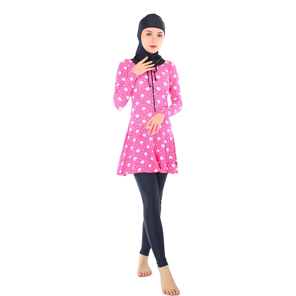 Jual Lasona Teenager Burkini Hijab Swimwear Baju Renang Muslim Remaja ...
