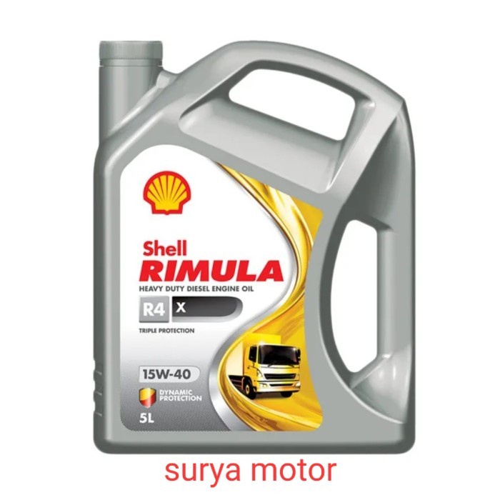 Jual Bestseller Shell Rimula R4X 15W-40 Oli Mobil Mesin Diesel Galon 5 ...
