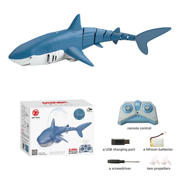 Jual Bestseller Mainan Anak Rc Ikan Hiu Robot Mainan Remote Control ...