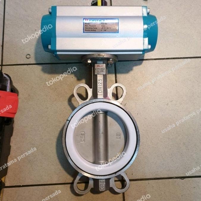 Jual Pneumatic Actuator Butterfly Valve Stainless 304 3" Inch Single Acting | Shopee Indonesia