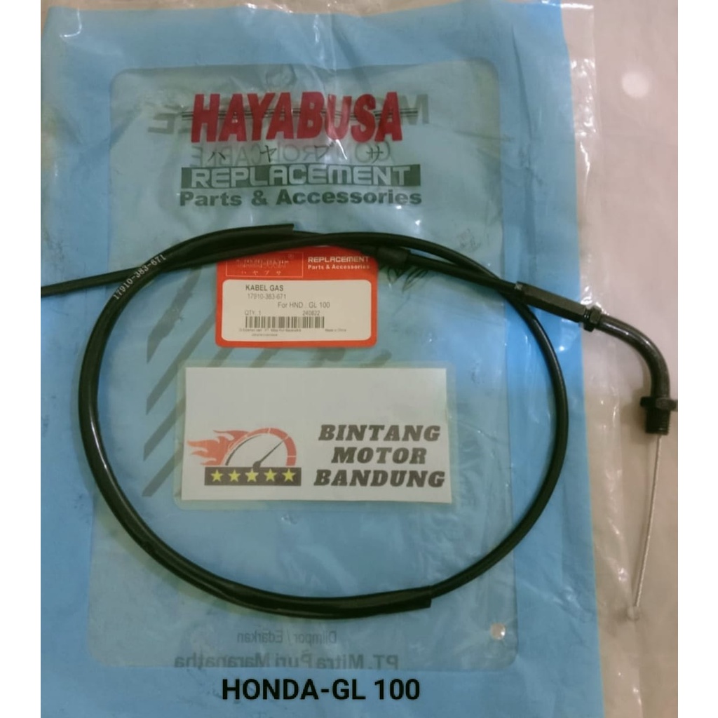 Jual KABEL GAS GL 100 CB 100 MEREK HAYABUSA | Shopee Indonesia