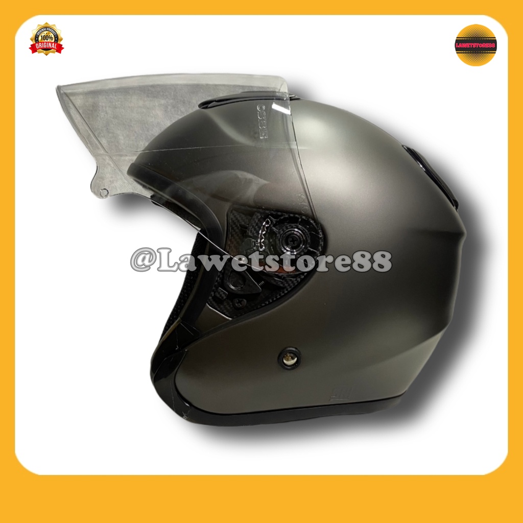 Jual Helm Sepeda Motor Half Face Priest Kyoto Solid Whitte Black Pink ...