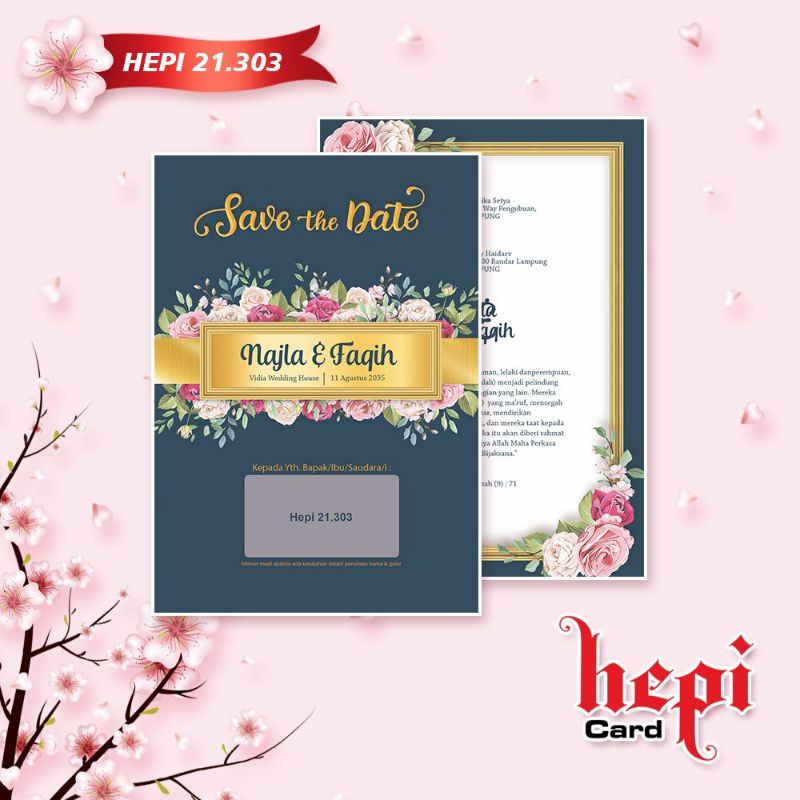 Jual BLANGKO UNDANGAN PERNIKAHAN KOSONGAN HEPI 21 - UNDANGAN NIKAH SIMPLE AESTETHIC | Shopee ...