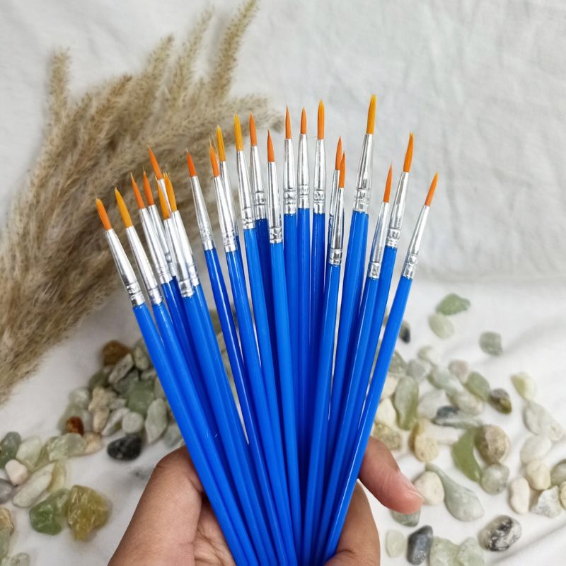 Jual kuas lukis nilon lancip kuas kecil | Shopee Indonesia